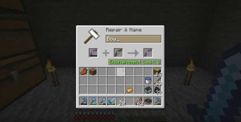 How To Repair A Bow In Minecraft? (Full Guide) - GamingINI
